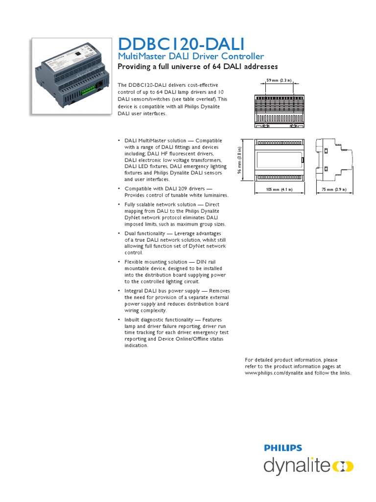 Ddbc120 Dali | PDF | Power Supply | Switch