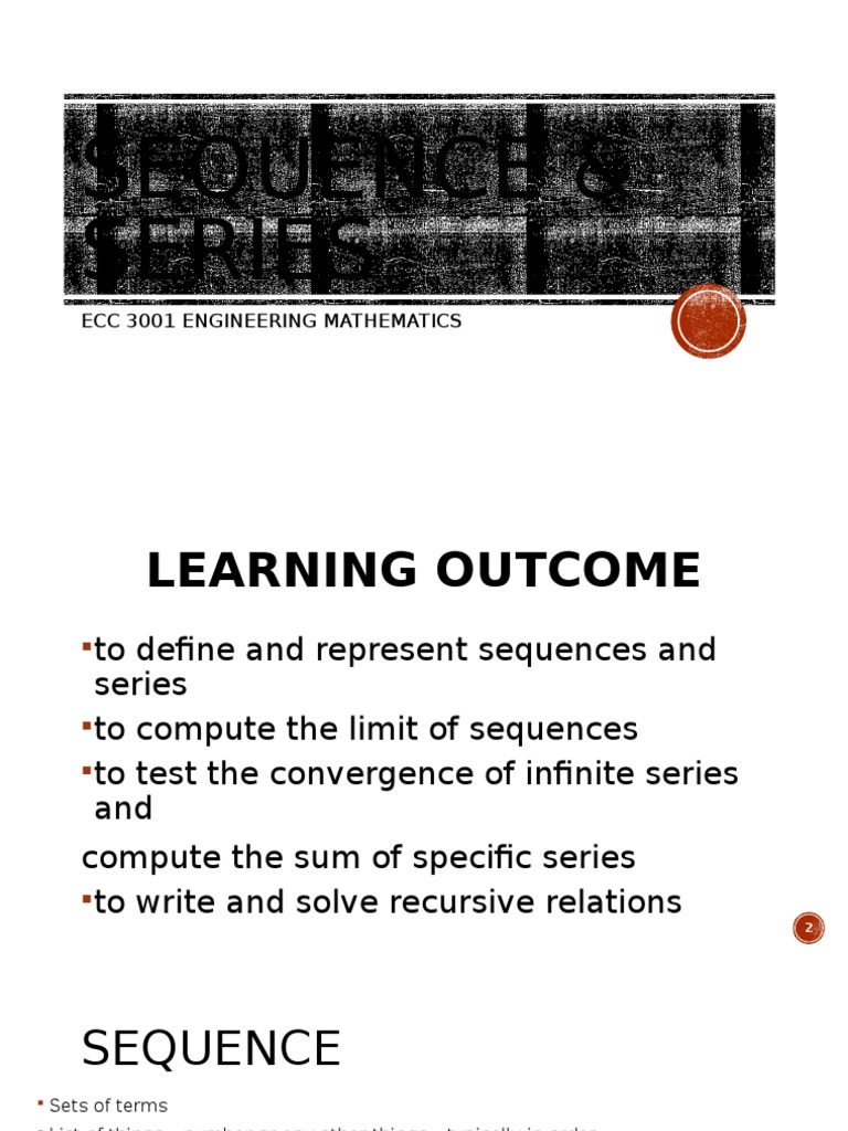 Sequence Amp Series Drab2 | PDF | Sequence | Limit (Mathematics)