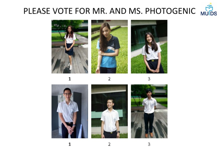 MR and Ms Photogenic Poster | PDF