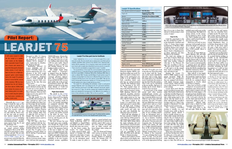 Ain 2013 November Pilot Report | PDF | Avionics | Aviation