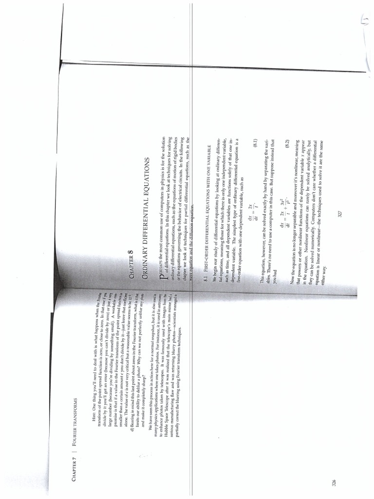 Newman - Computational Physics With Python: Chapter 8 - Ordinary ...