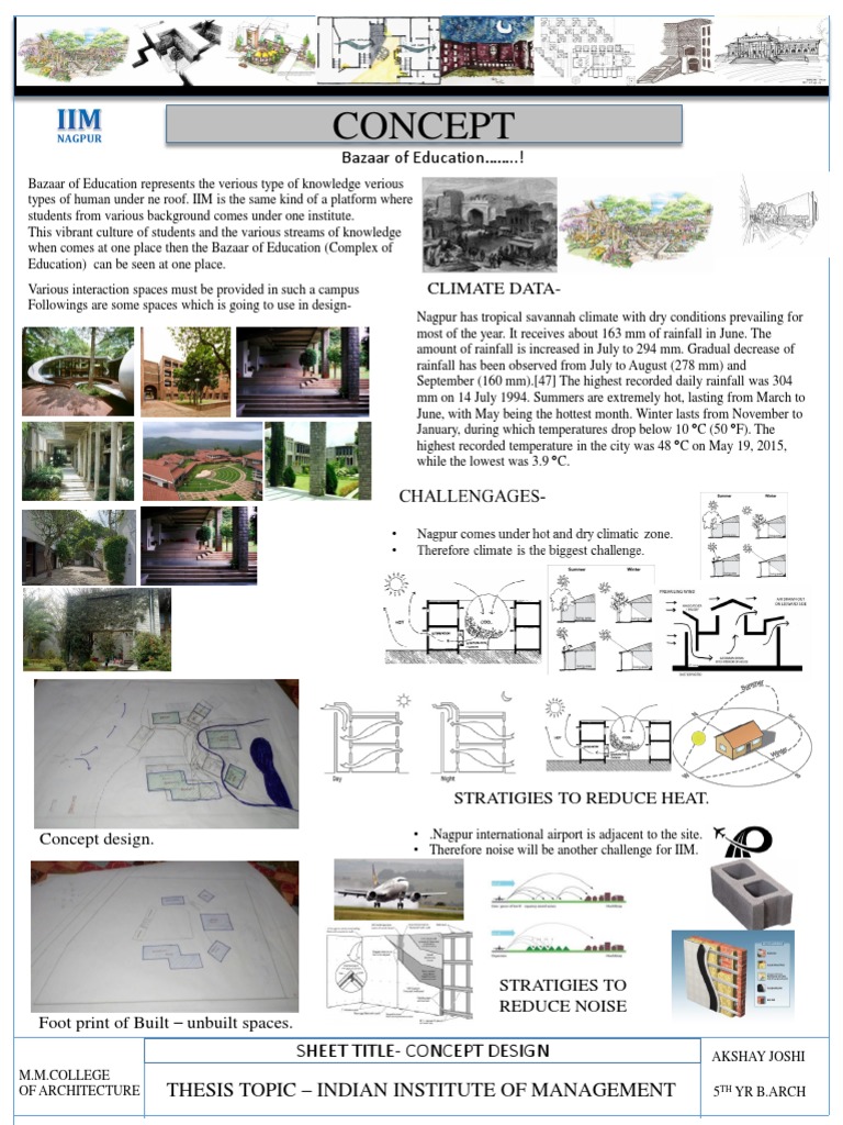 Architectural Design Concept Sheet