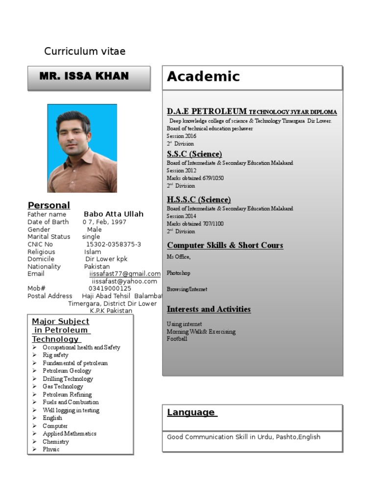 Issa CV | PDF | Further Education