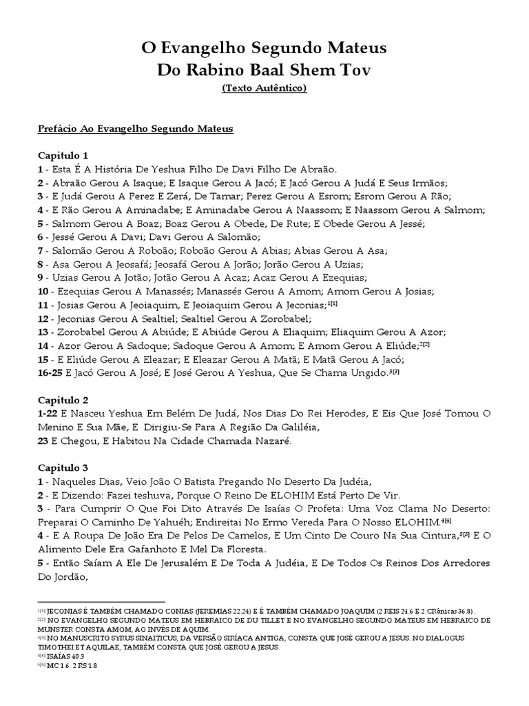 O Evangelho Dos Ebionitas | PDF | Religião e Espiritualidade