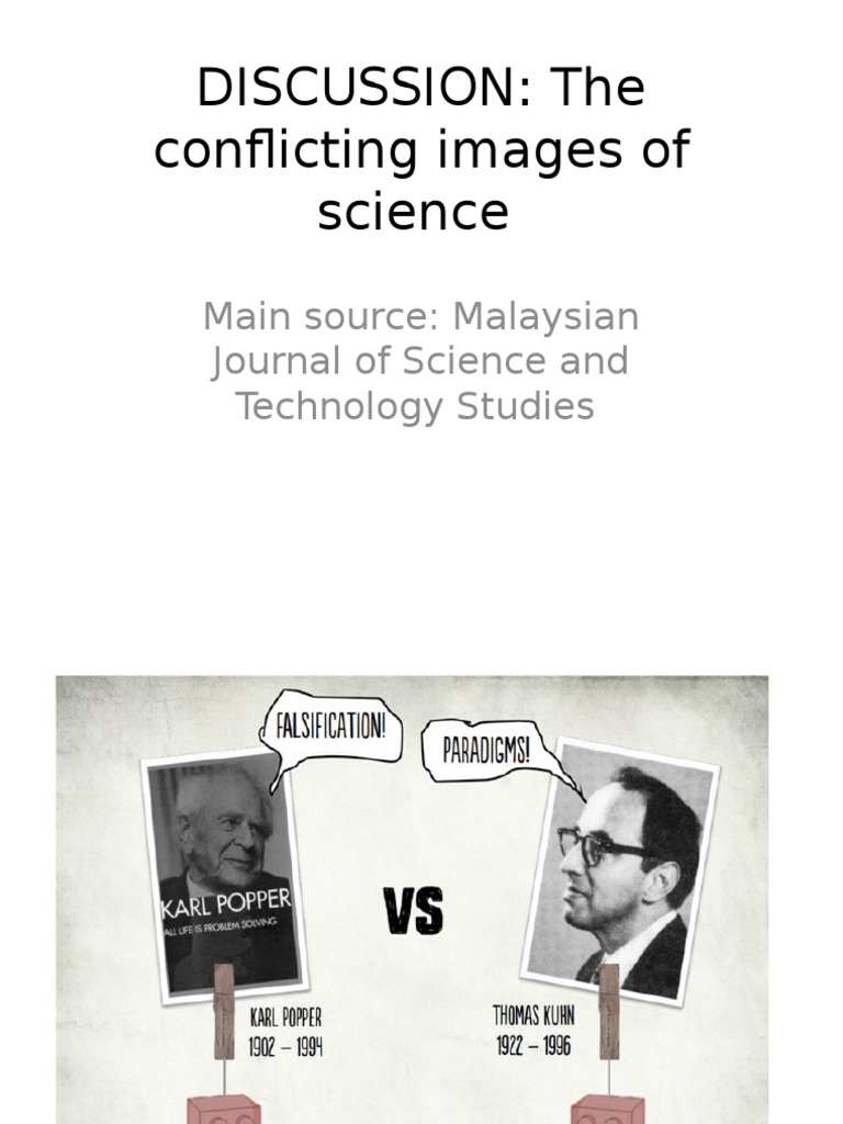 Discussion: The Conflicting Images of Science: Main Source: Malaysian ...