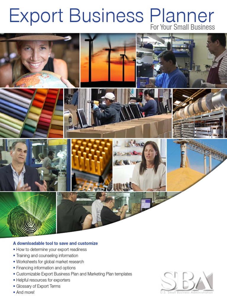 Export Business Planner | PDF | Small Business Administration | Exports