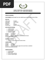 BOARD RESOLUTION Election of Officers Sample | Board Of Directors ...