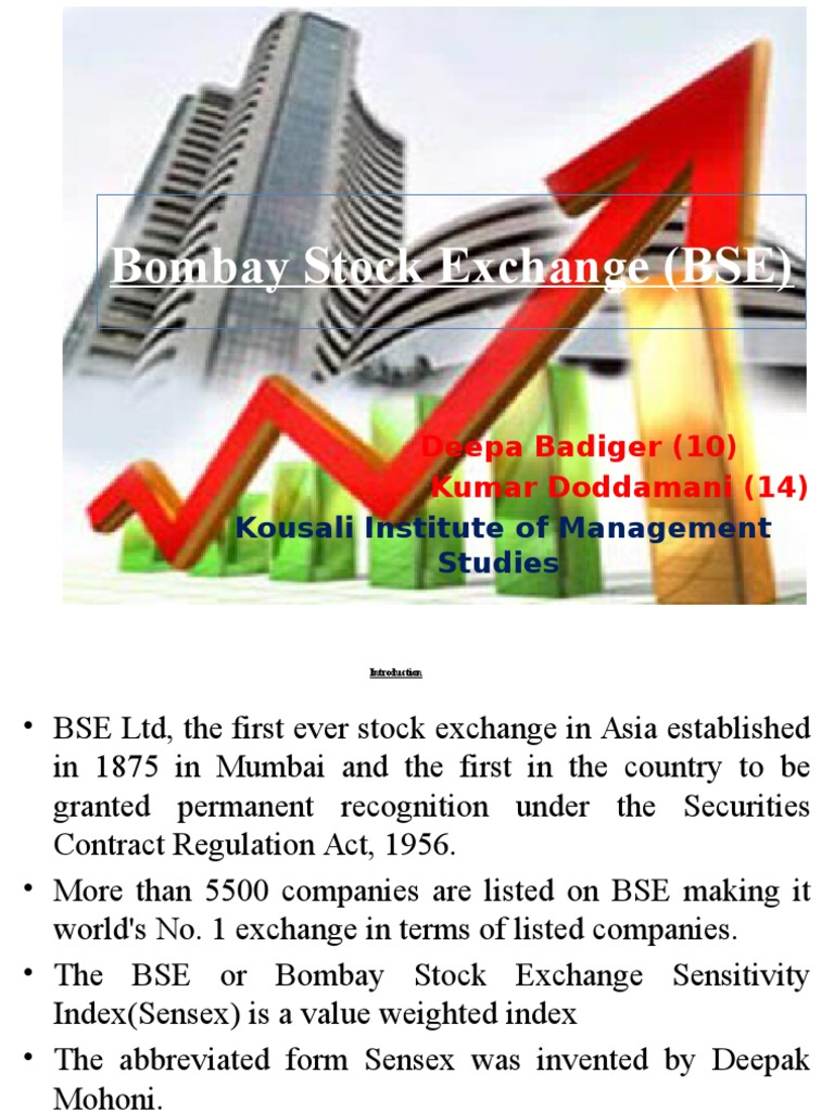 Bombay Stock Exchange (BSE) | Download Free PDF | Stocks | Securities ...