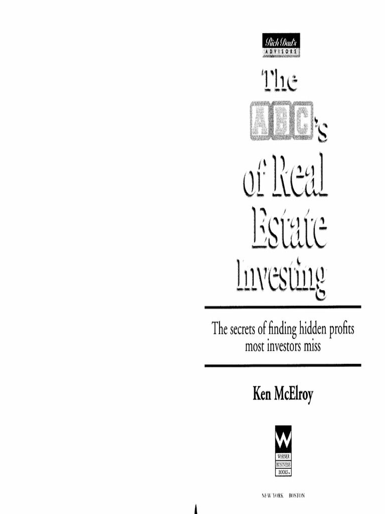 ABCs of Real Estate Investing PDF | PDF