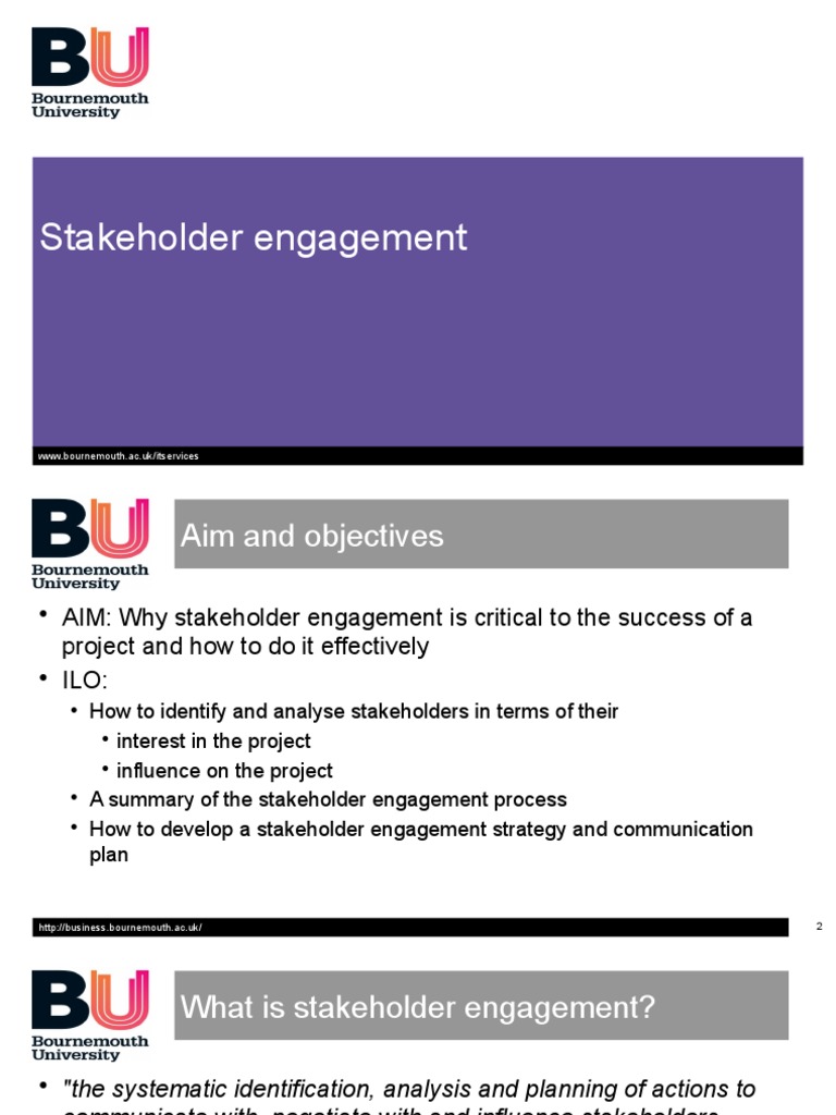 Stakeholder Engagement | PDF | Stakeholder (Corporate) | Communication