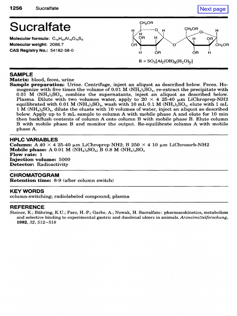 Sucralfate | PDF
