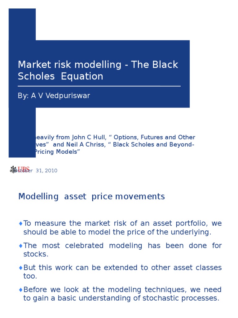 The Black Scholes Model-2 | PDF | Black–Scholes Model | Stochastic Process