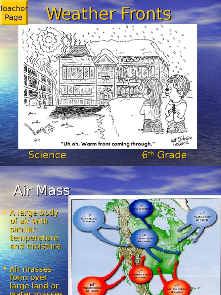 Weather Fronts Powerpoint | PDF | Synoptic Meteorology And Weather ...