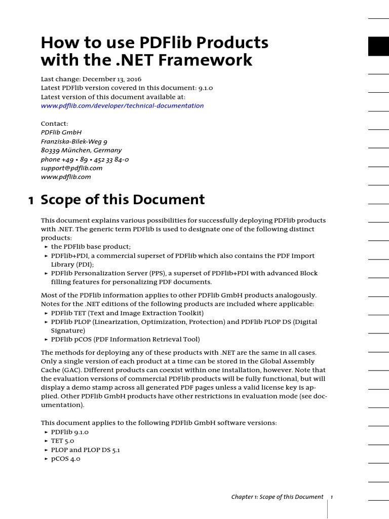 PDFlib in .NET HowTo | PDF