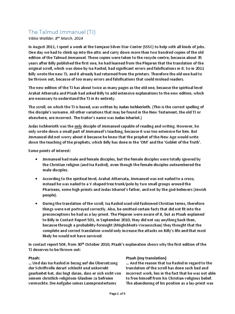 The Talmud Jmmanuel | PDF | Jesus In Islam | Mary, Mother Of Jesus