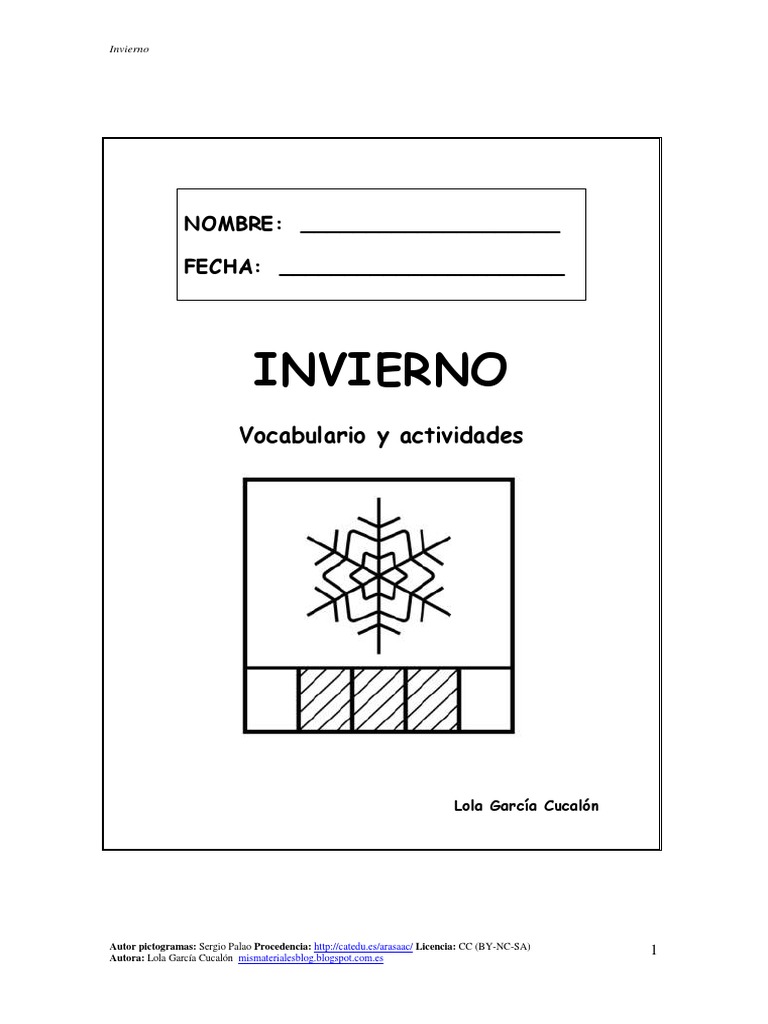 Cuaderno de Actividades - Invierno | PDF | Naturaleza