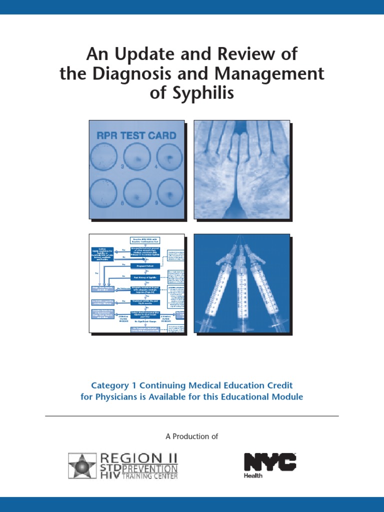 Syphilis Report | Infection | Public Health