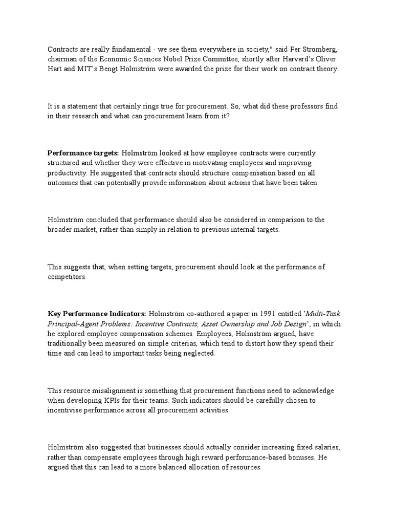 Procurement Articles | PDF | Employment | Business