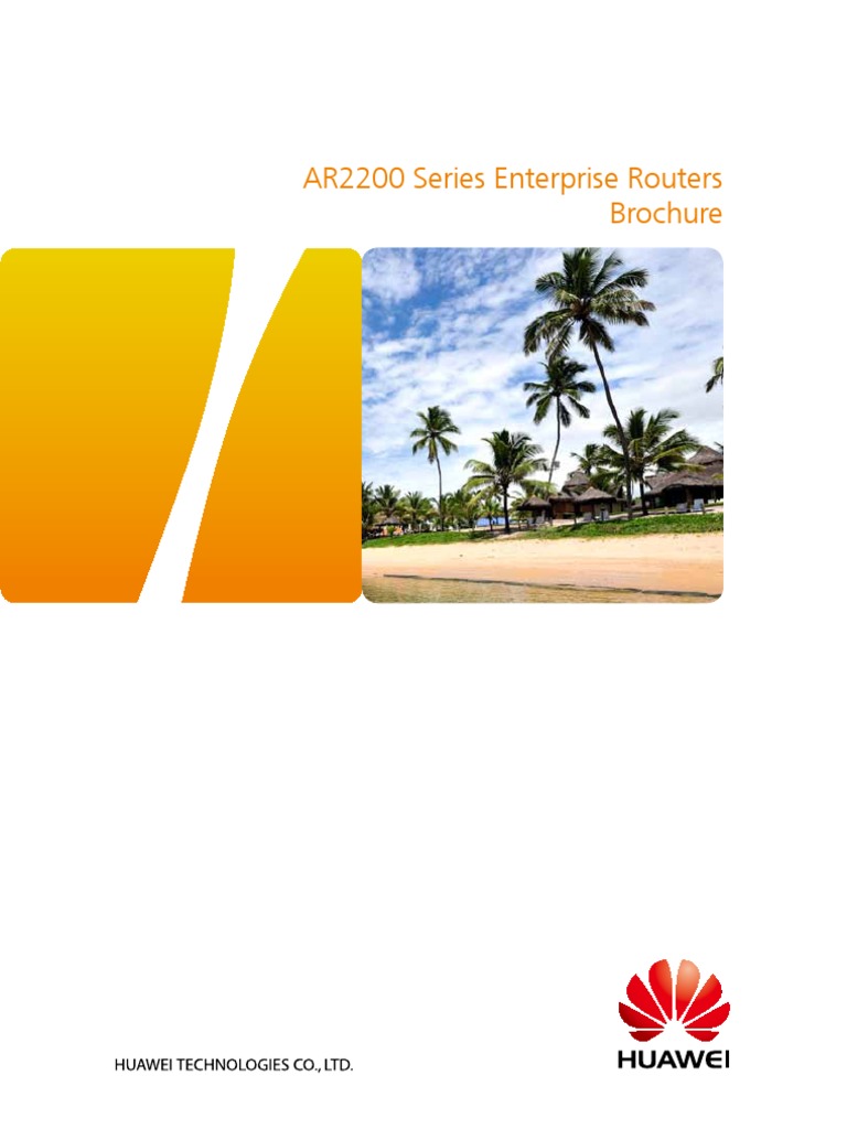 HUAWEI AR2200 Series Enterprise Routers Datasheet PDF | PDF | Virtual ...