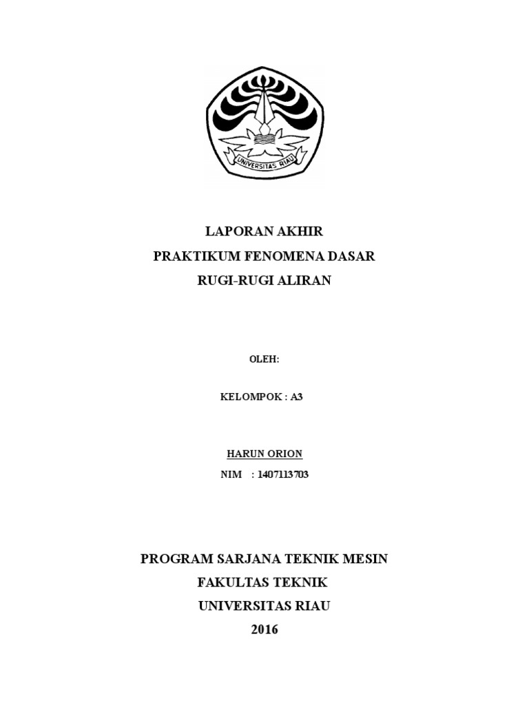 Rugi-Rugi Aliran | PDF