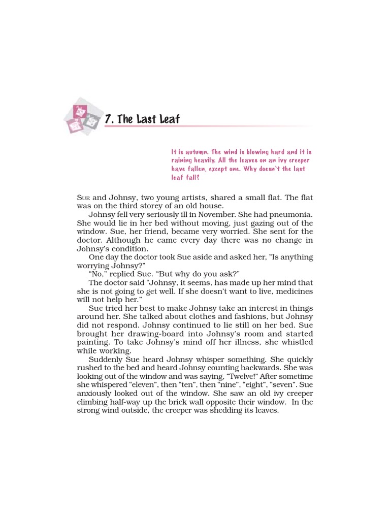 The Last Leaf PDF | PDF