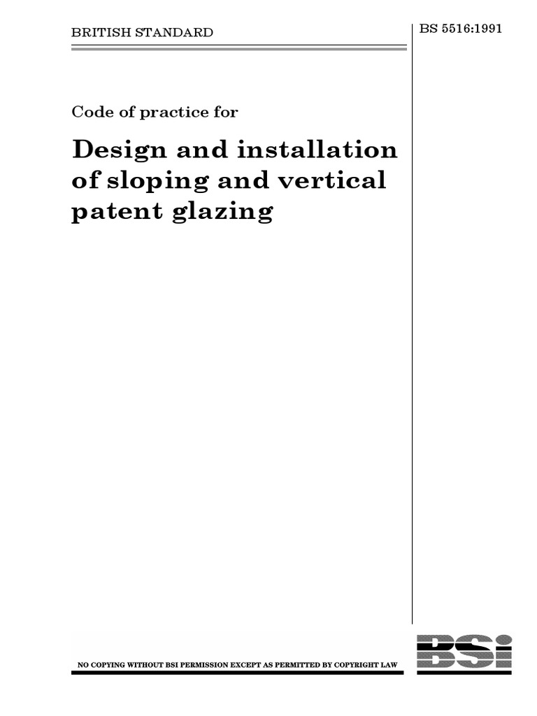 BS 5516-1991 - Design & Installation of Sloping & Vertical 1 | PDF ...