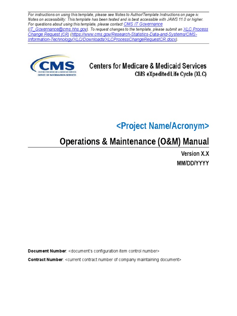 Operations Maintenance Manual | PDF | Server (Computing) | Databases
