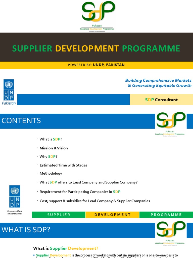 Supplier Development | PDF | Supply Chain | Strategic Management