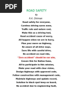 Road Safety Presentation | PDF | Road Traffic Safety | Traffic Collision