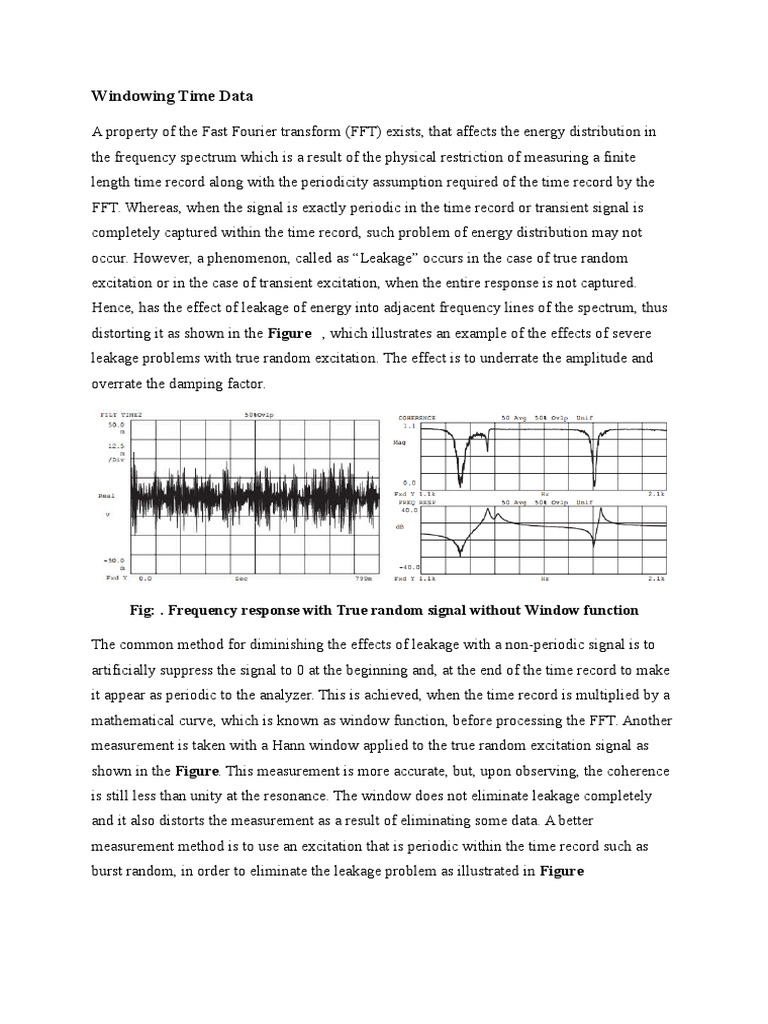 Windowing Time Data | PDF | Normal Mode | Equations