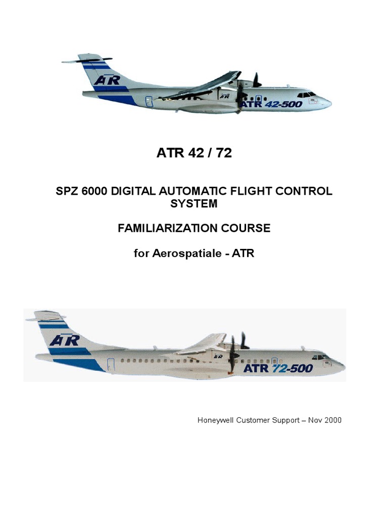 ATR LM Class | Download Free PDF | Aircraft Flight Control System | Radar
