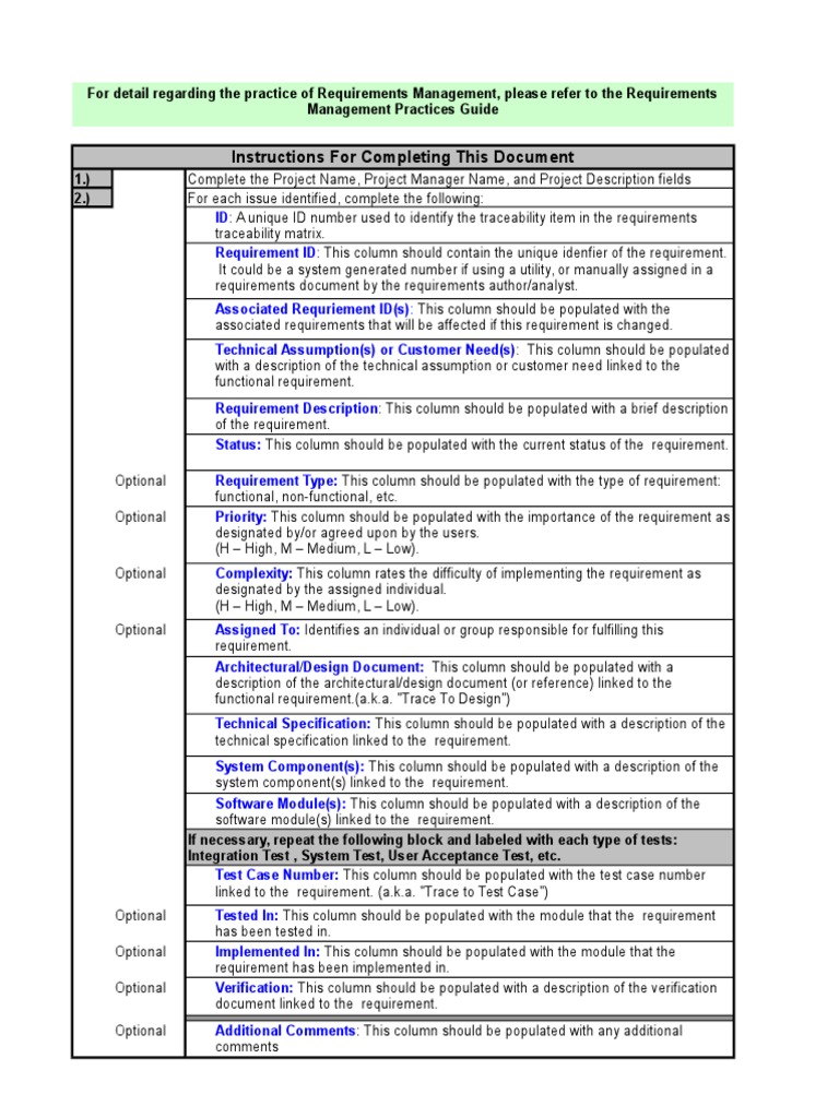 Requirements Management Practices Guide | PDF | Specification ...