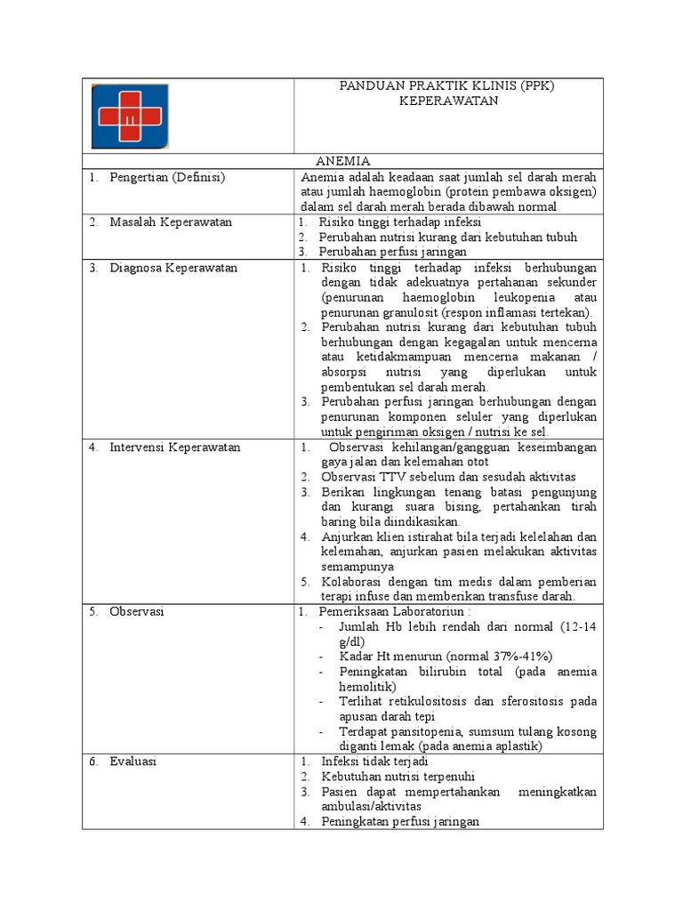 PPK Anemia | PDF | Sains & Matematika