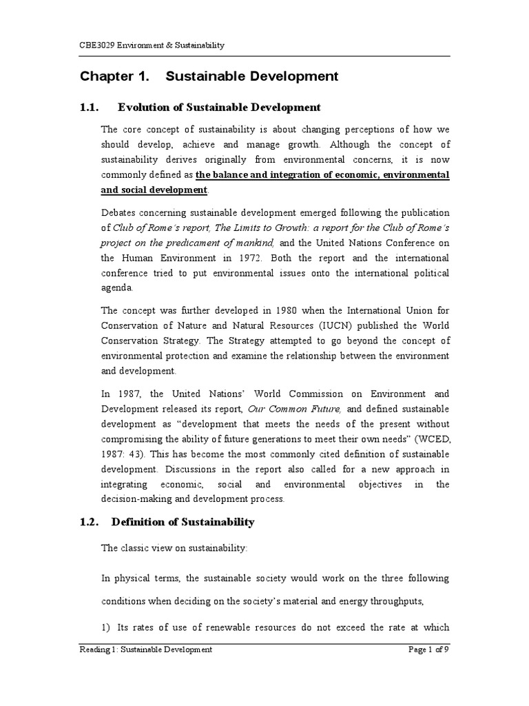 Understanding Sustainable Development | PDF | Sustainability ...