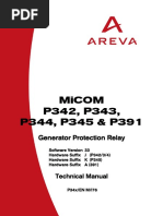 Micom Alstom P141, P142, P143, P144 & P145: Feeder Management Relay ...