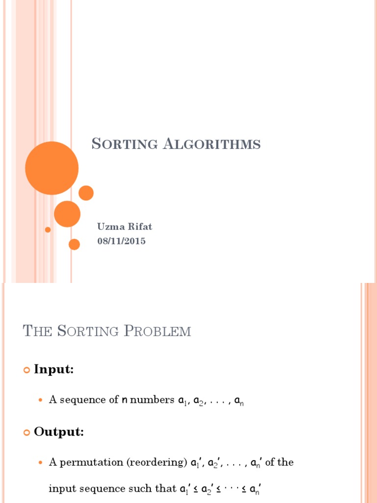 Sorting Pdf Algorithms And Data Structures Applied Mathematics