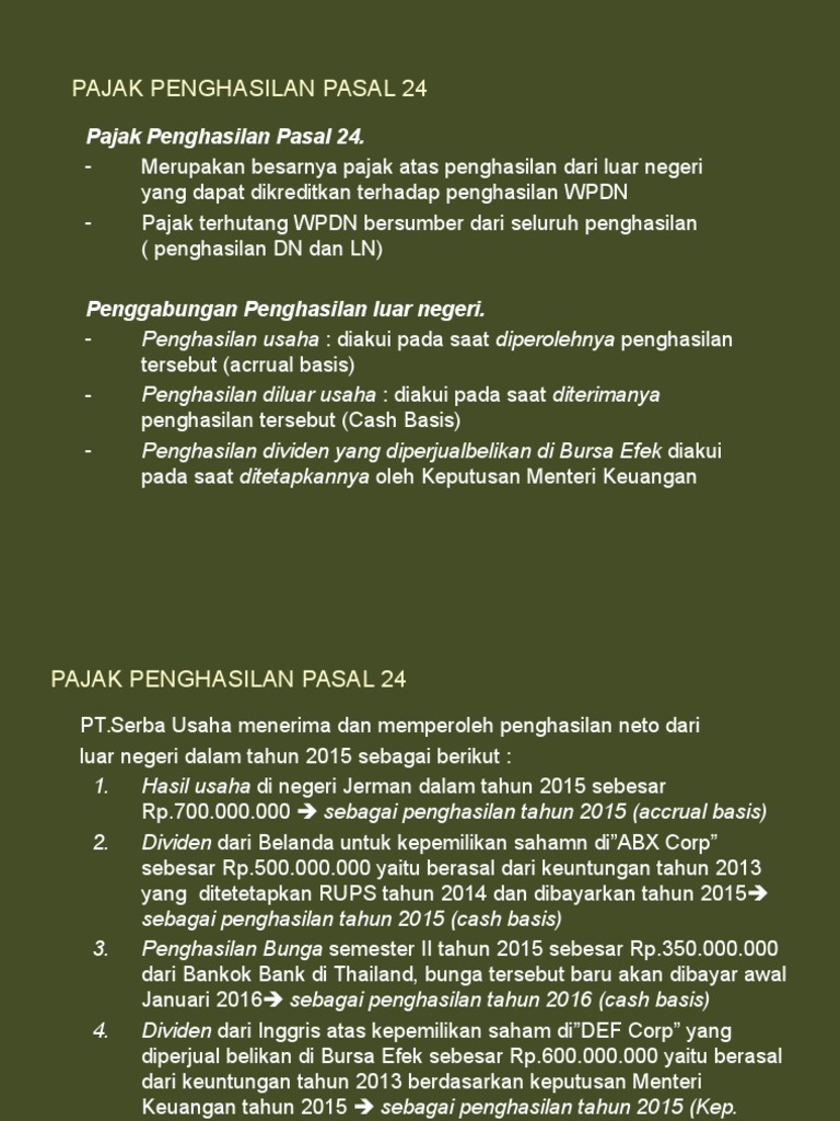 PPH 24 Dan 25 | PDF