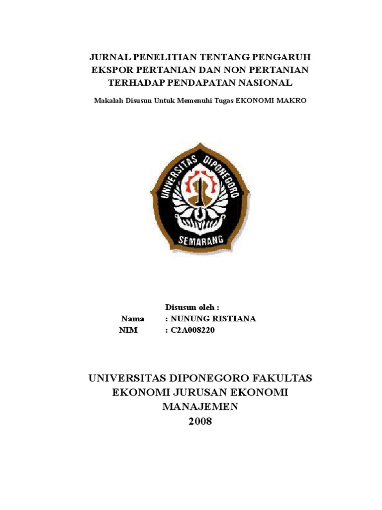 Cover Undip | PDF | Bisnis