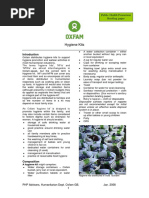 WASH Cluster Hygiene Kit Standards | PDF | Wash | Water Heating