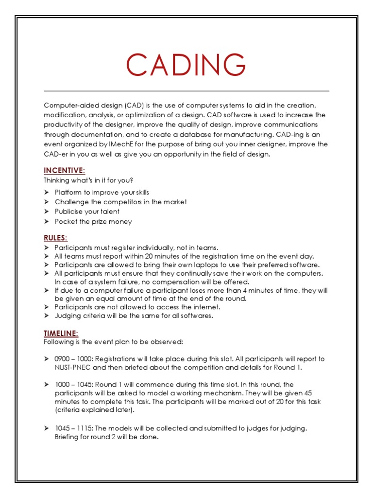 Cad Rule Book | Download Free PDF | Computer Aided Design | Computing