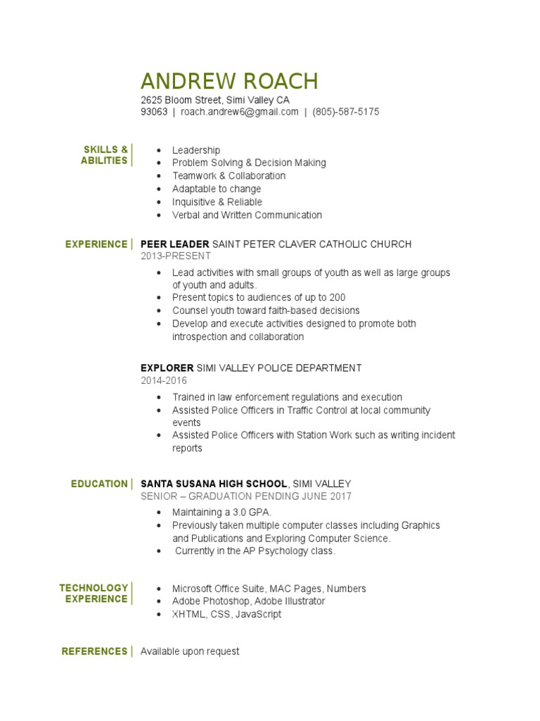 Youth Leadership & Tech Skills | PDF