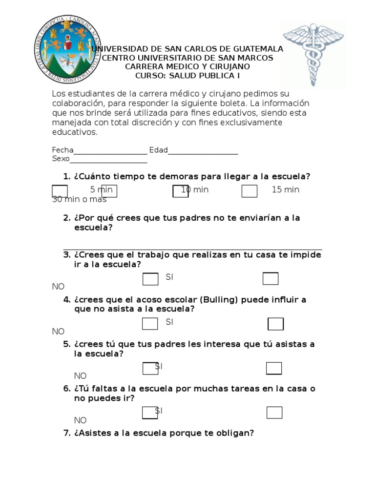 Encuestas Salud Publica | PDF | Bienestar | Medicina