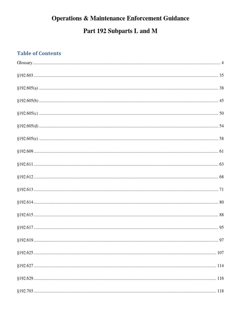 49 CFR Part 192 – Subpart L y M | Corrosion | Anode