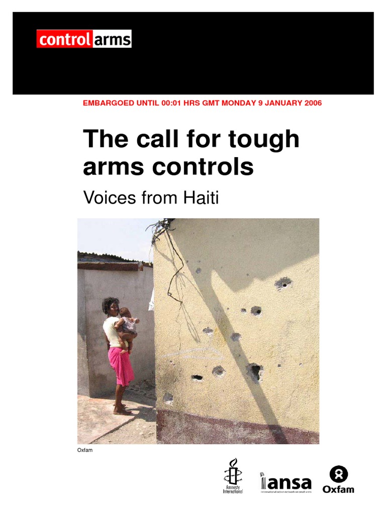 The Call For Tough Arms Control: Voices From Haiti | PDF | United ...