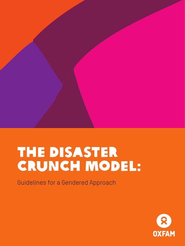 The Disaster Crunch Model: Guidelines For A Gendered Approach | PDF ...
