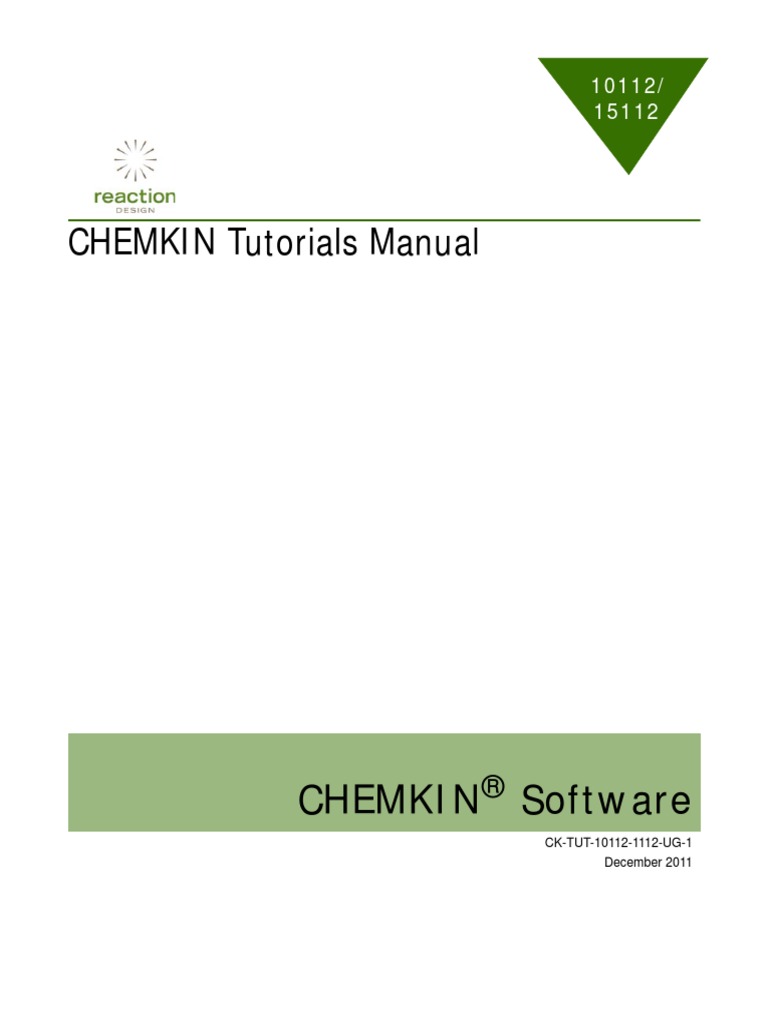 ChemKin Tutorial 2-3-7 PDF | PDF | Chemical Vapor Deposition | Combustion