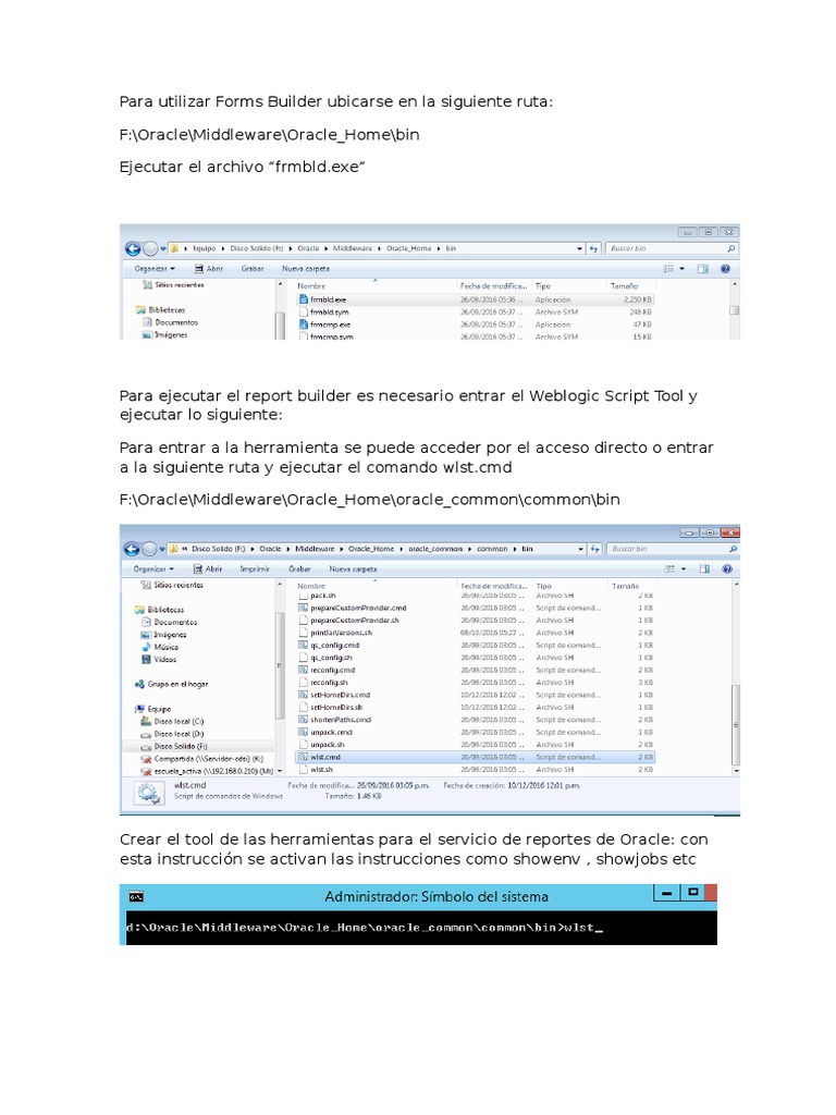 05 Configurar Forms Reports Builder Pdf Áreas De Informática