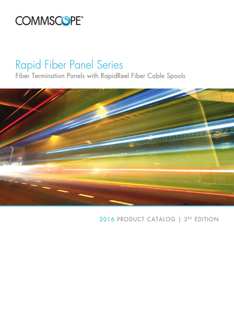 Rapid Fiber Panel CO-310111-En | PDF | Optical Fiber | Cable
