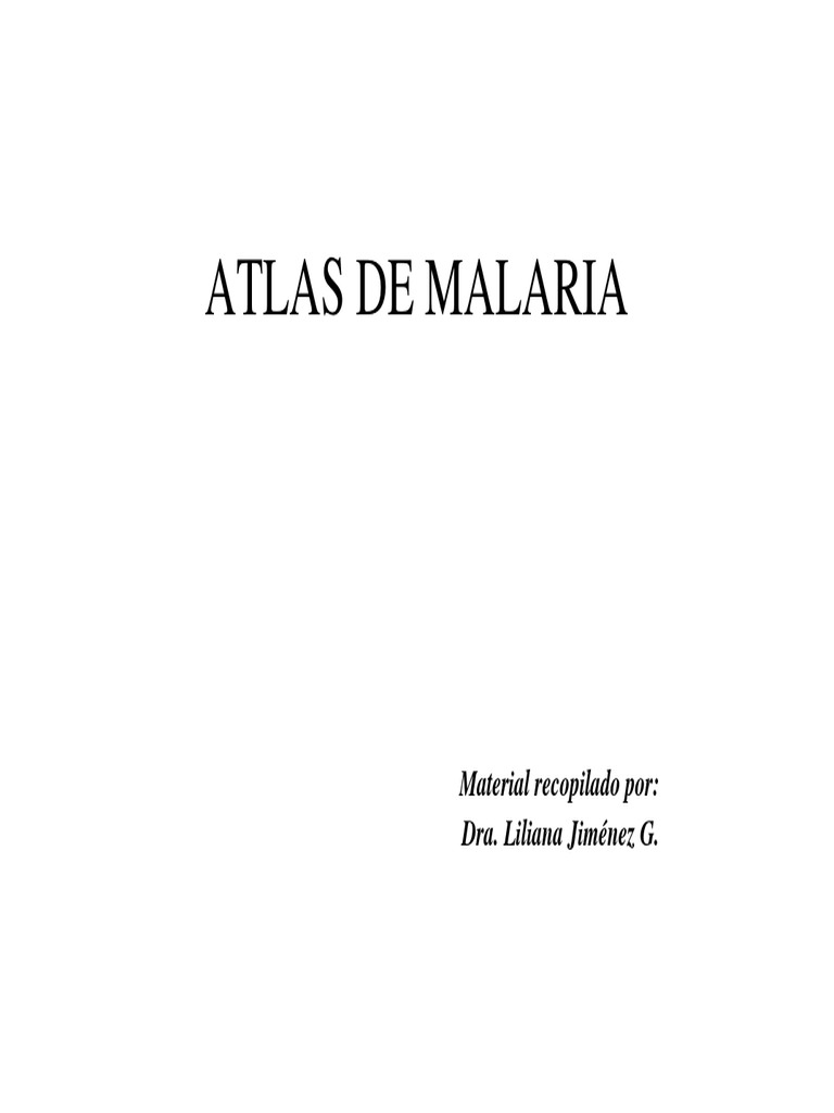 Atlas de Malaria | PDF | Malaria | Plasmodium