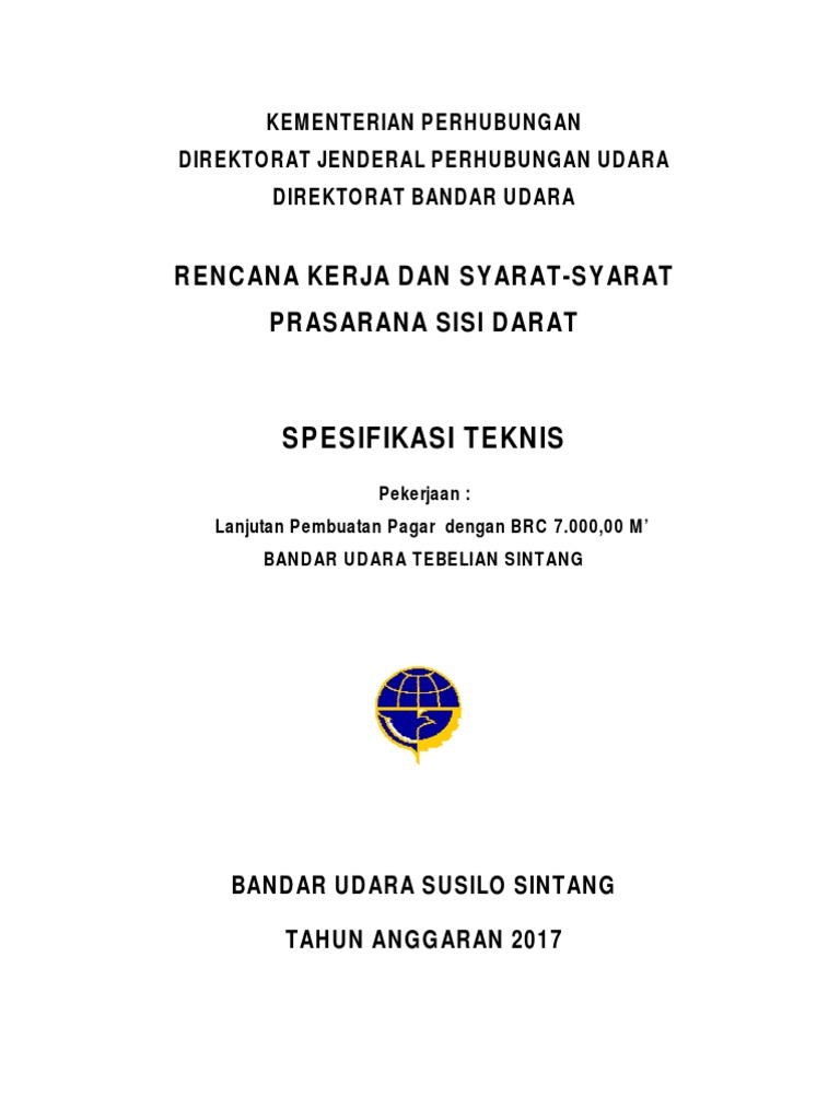 Pedoman Teknis Pagar BRC 2017 | PDF | Teknologi & Rekayasa